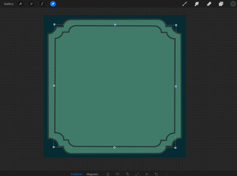 Procreate Tutorial: Create A Beautiful Frame for Lettering - iPad ...