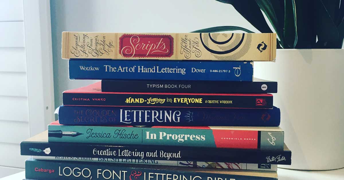 Top 5 Best Books for Lettering Lovers - iPad Calligraphy