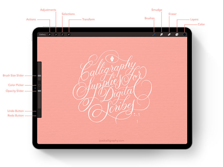 Procreate Essentials Cheat Sheet [free download] - iPad Calligraphy