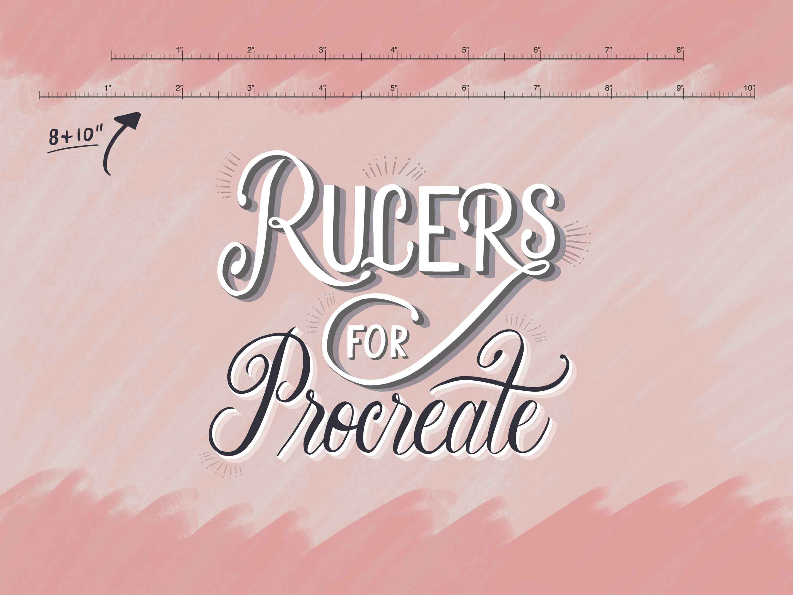 Rulers For Procreate free Template Download IPad Calligraphy