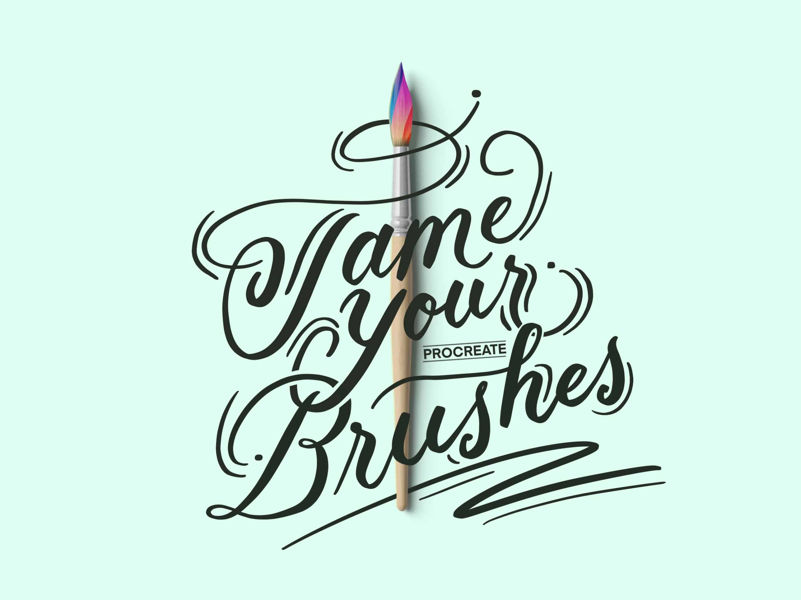 Tame your Procreate Brush Library - iPad Calligraphy