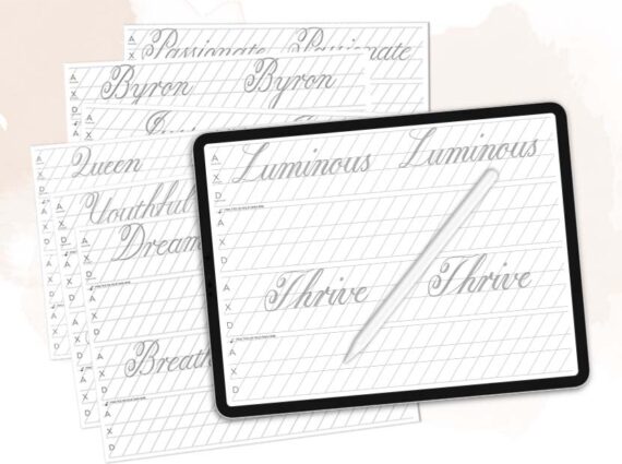 [Free sample included] Never run out of Calligraphy Practice Words ...