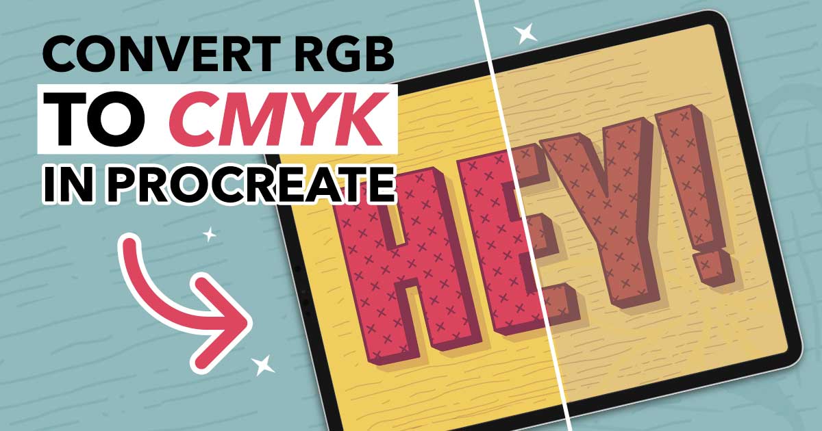 Convert To CMYK In Procreate IPad Calligraphy