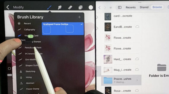 How to Backup your Procreate Files (including palettes and brushes ...